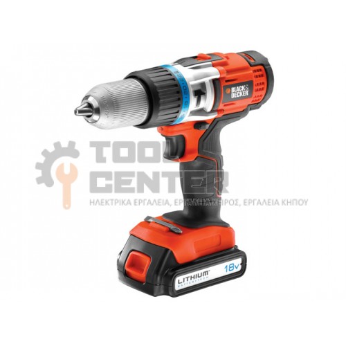 BLACK & DECKER EGBHP188K 18V ΕΠΑΝΑΦΟΡΤΙΖΟΜΕΝΟ ΚΡΟΥΣΤΙΚΟ ...