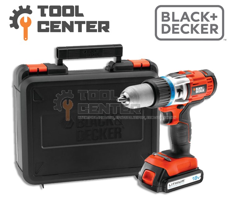 BLACK & DECKER EGBHP188K 18V ΕΠΑΝΑΦΟΡΤΙΖΟΜΕΝΟ ΚΡΟΥΣΤΙΚΟ ...