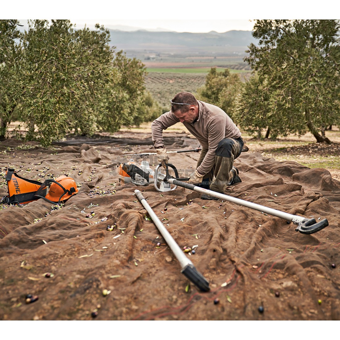 STIHL SP 452 ΕΠΑΓΓΕΛΜΑΤΙΚΟ ΕΛΑΙΟΡΑΒΔΙΣΤΙΚΟ ΜΗΧΑΝΗΜΑ ΜΕ ΓΑΝΤΖΟ 2.60m 2 ...